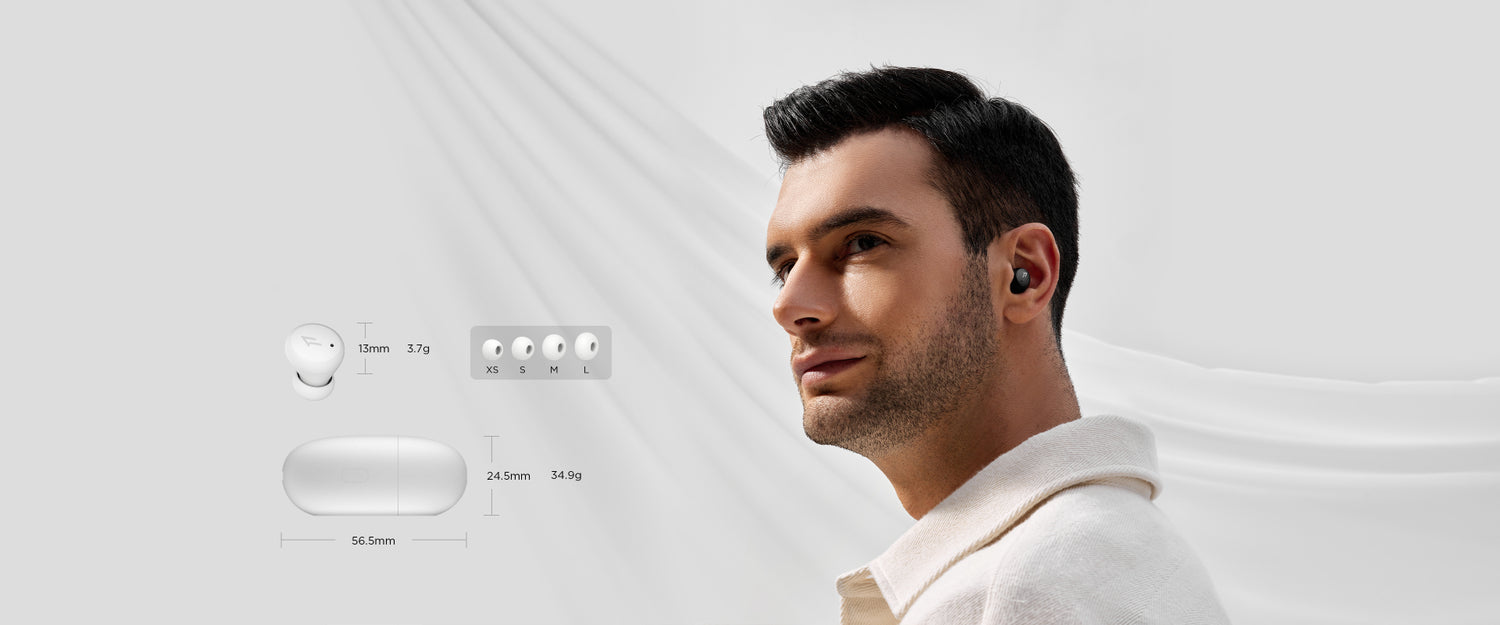 1MORE ComfoBuds Mini True Wireless Noise Canceling Headphones